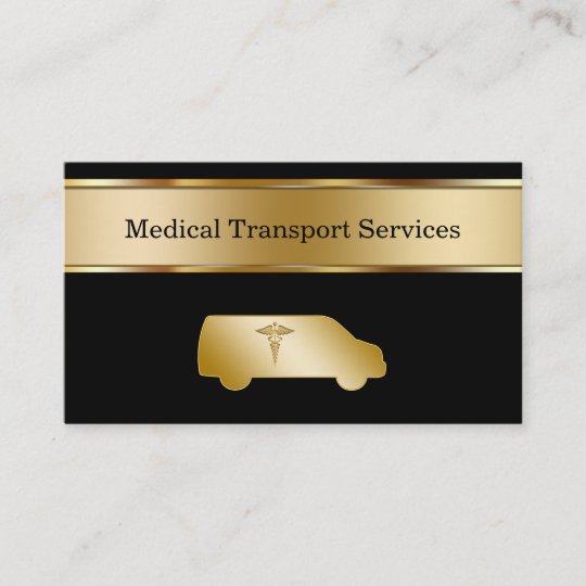 Medical Transport Business Cards | Zazzle.com