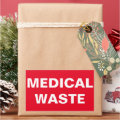 Medical Waste Sign Rectangular Sticker | Zazzle