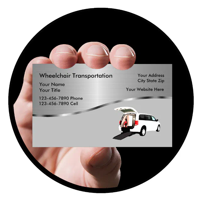Medical Wheelchair Transport Business Cards | Zazzle