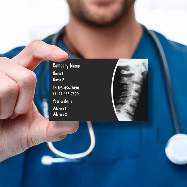 Medical Xray Radiology Theme Business Card | Zazzle