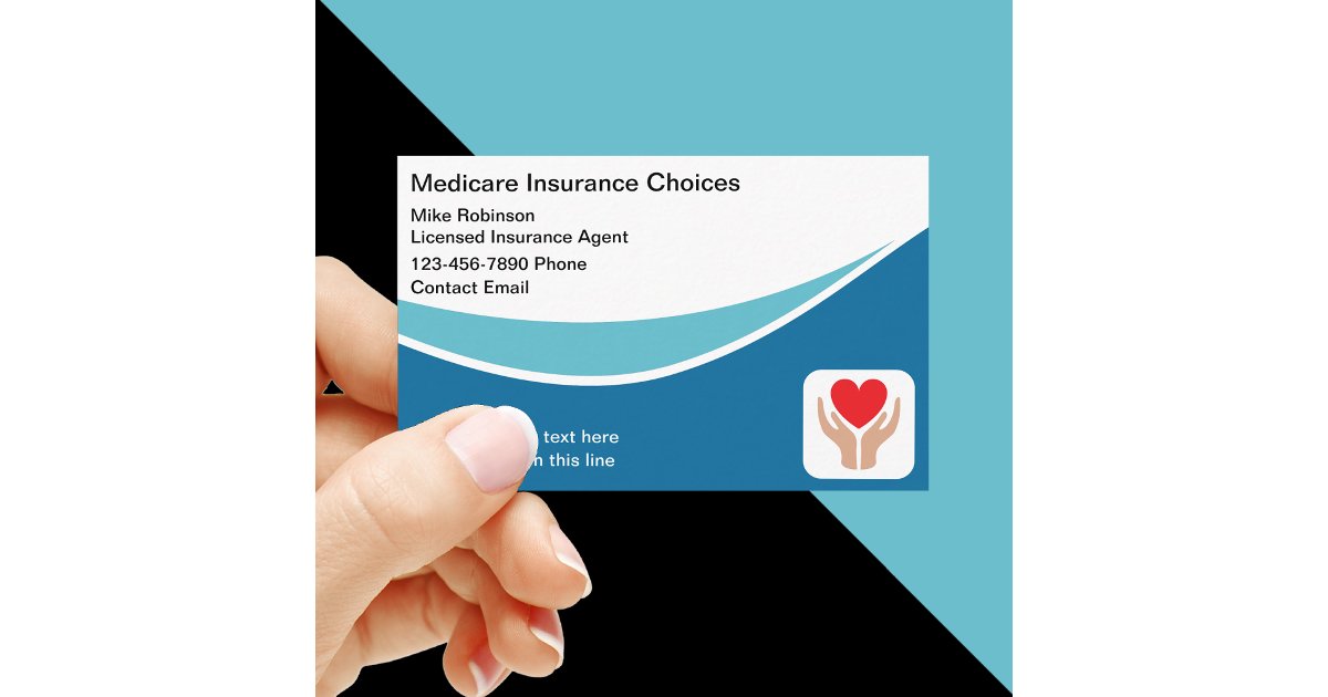 Medicare Health Insurance Rep Business Card | Zazzle