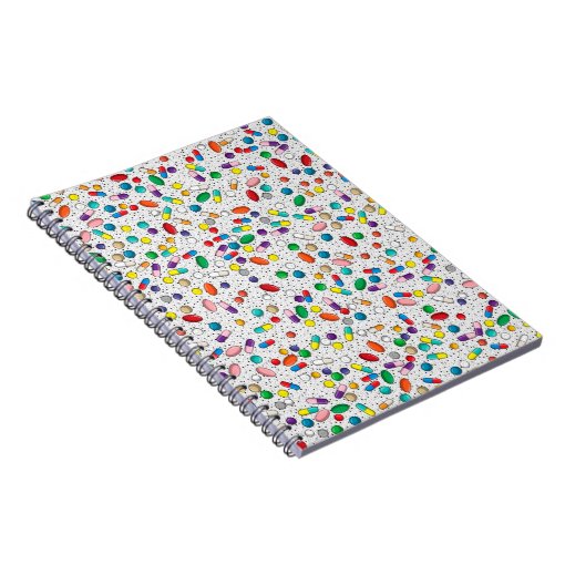 Medication Nurse Pharmacy Doctor Pill Design Notebook | Zazzle