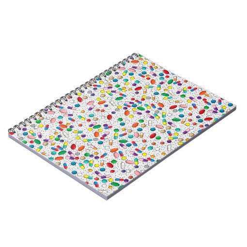 Medication Nurse Pharmacy Doctor Pill Design Notebook | Zazzle