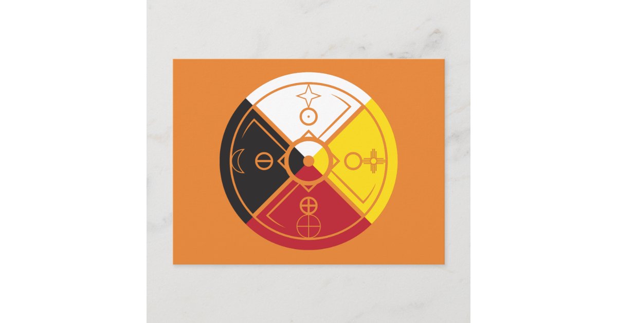 Medicine Wheel Sacred Hoop Postcard | Zazzle
