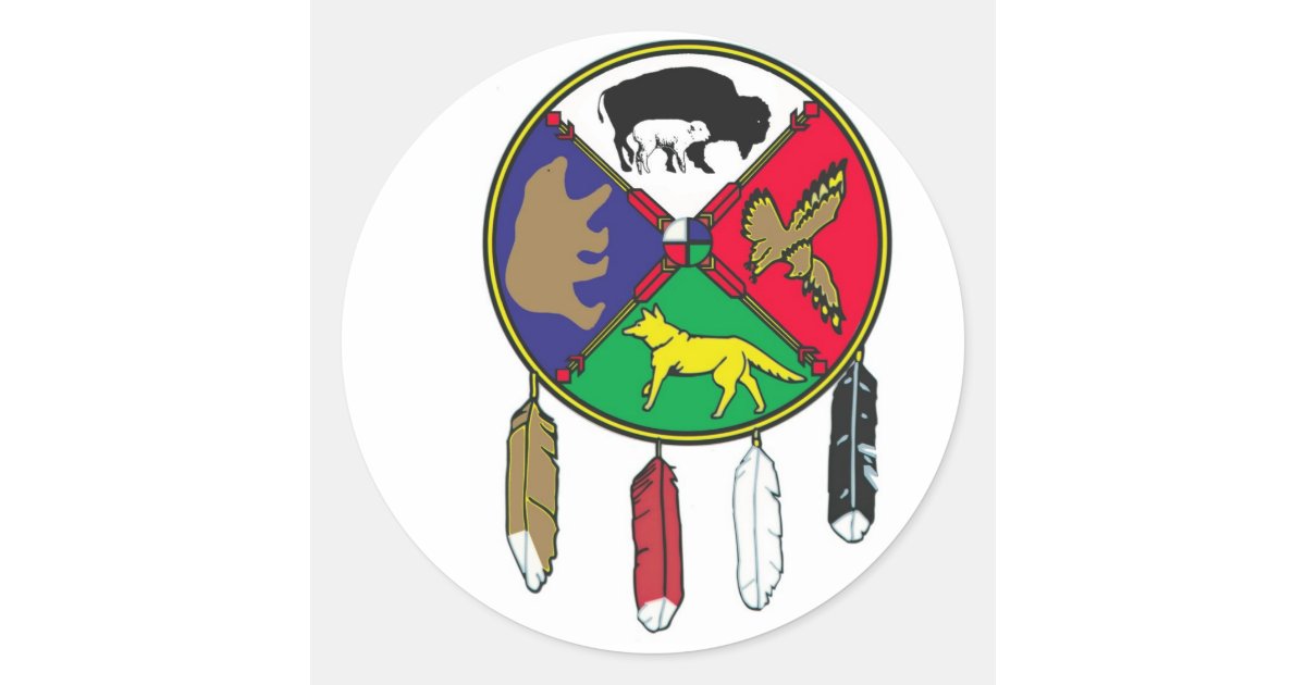 Medicine Wheel Sticker | Zazzle