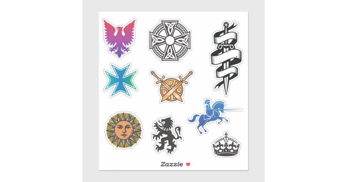 Medieval and Renaissance variety Sticker | Zazzle