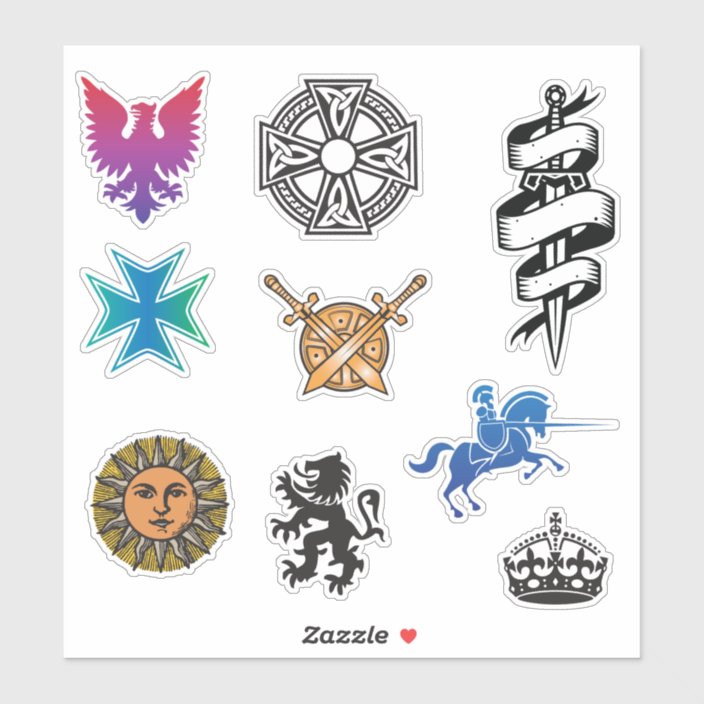 Medieval and Renaissance variety Sticker | Zazzle.com