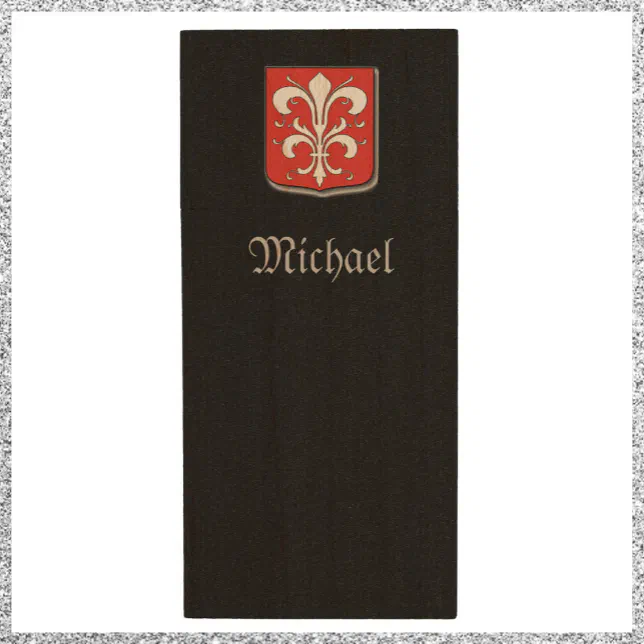Medieval Black and Red Knight Shield Wood Flash Drive | Zazzle