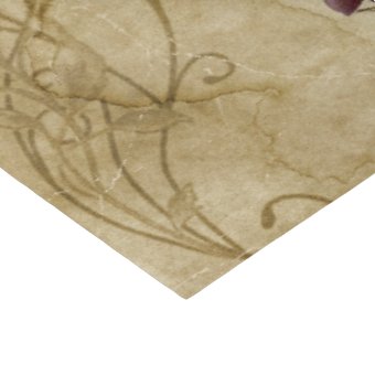 Medieval Calligraphy with Nature Tissue Paper | Zazzle