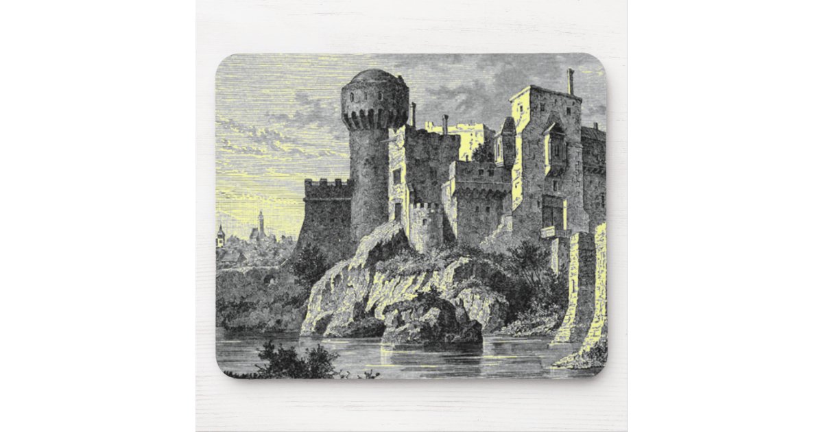 Medieval Castle Mouse Pad | Zazzle