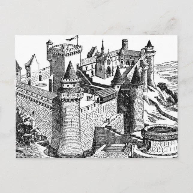 Medieval Castle Postcard | Zazzle