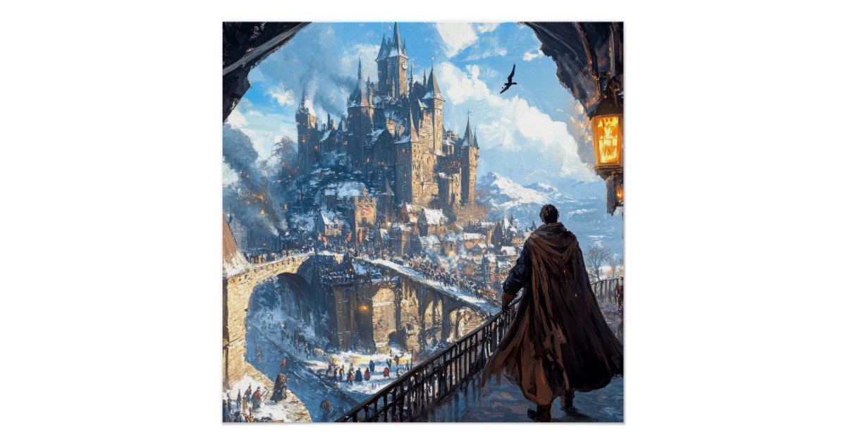 Medieval Castle Poster | Zazzle