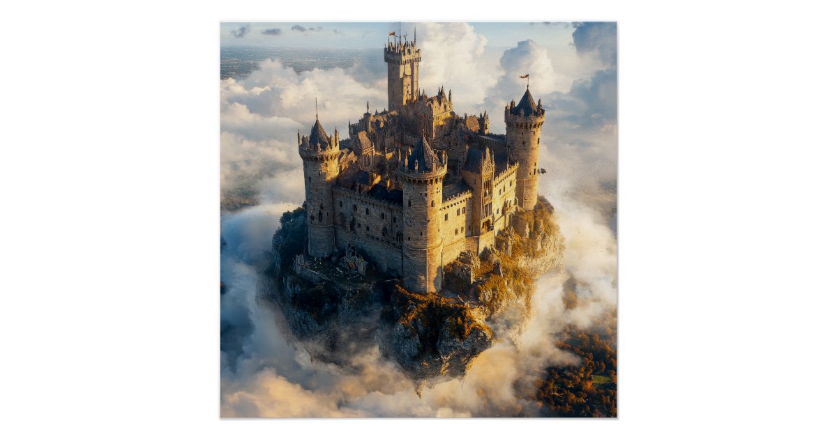 Medieval Castle Poster | Zazzle