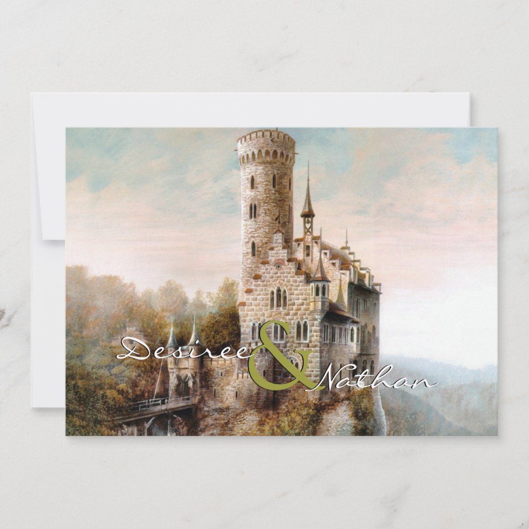 Medieval Castle Wedding Invitation | Zazzle