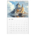 Medieval Castles: Historical Art Calendar | Zazzle