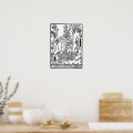 Medieval Christian Engraving Poster | Zazzle