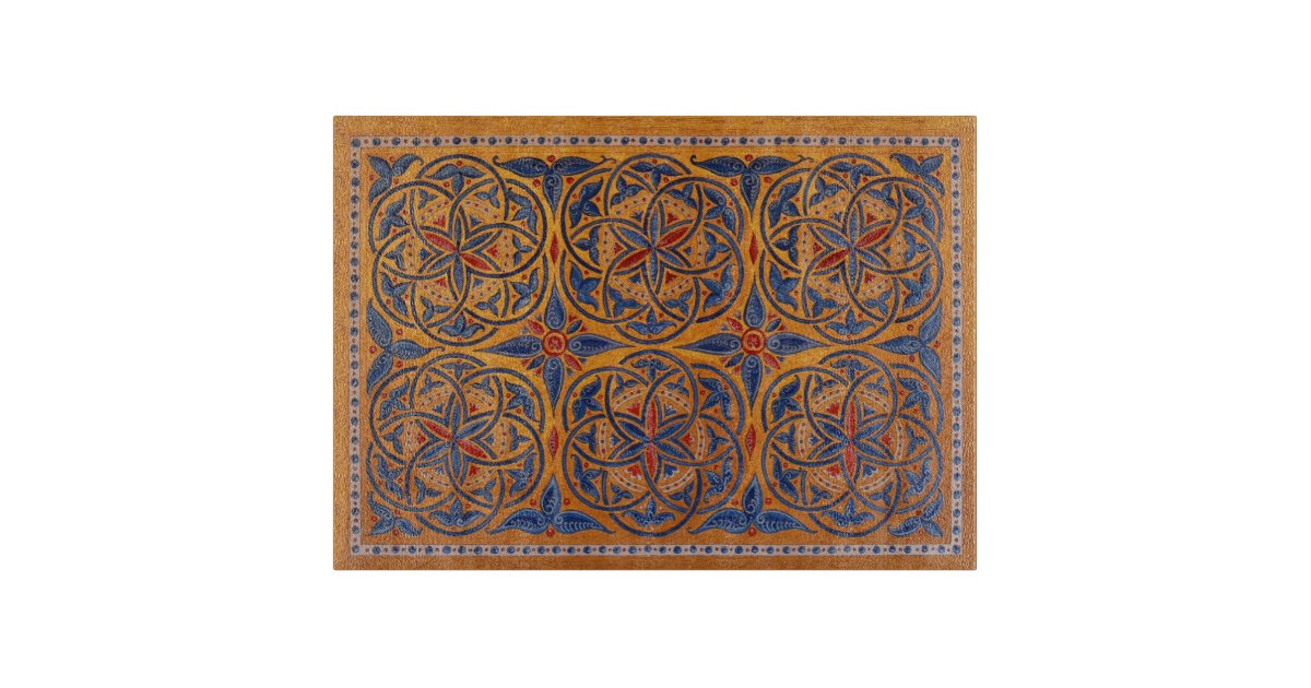 Medieval circles cutting board | Zazzle