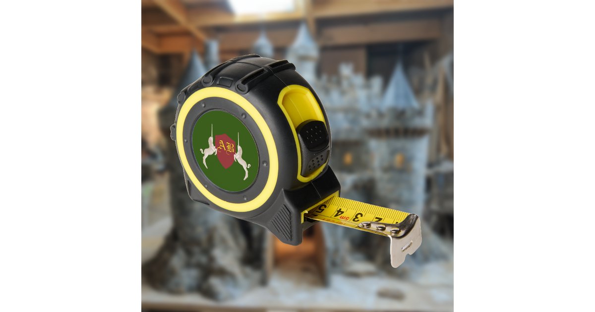 Medieval Coat of Arms Monogram Tape Measure | Zazzle