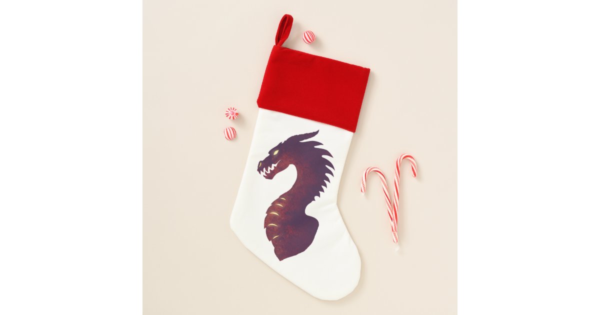 Medieval Dragon Christmas Stocking | Zazzle