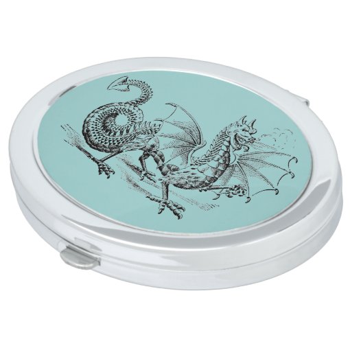 Medieval Dragon Compact Mirror | Zazzle