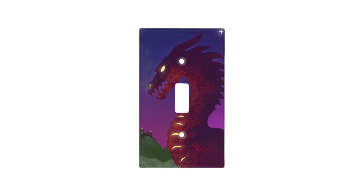 Medieval Dragon Light Switch Cover | Zazzle