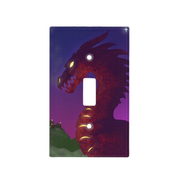 Medieval Dragon Light Switch Cover | Zazzle
