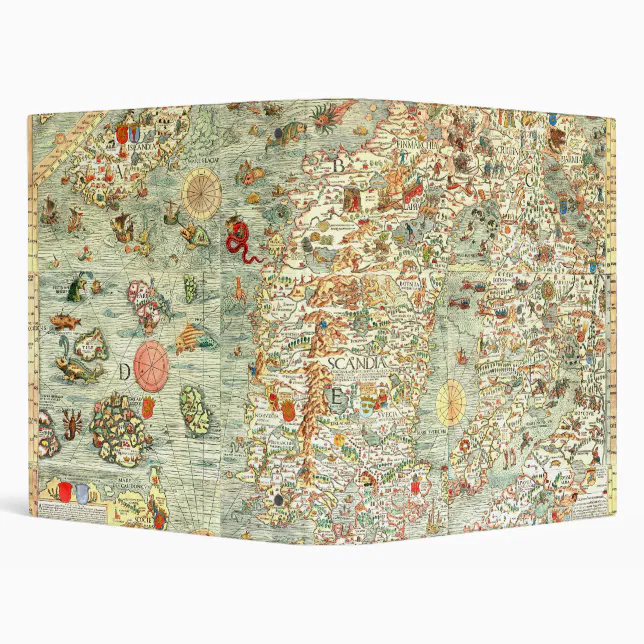 Medieval Europe Map Binder | Zazzle