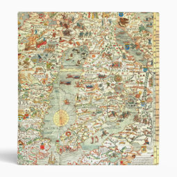 Medieval Europe Map Binder | Zazzle