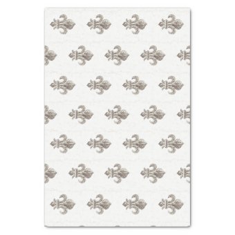 Medieval French Fleur de Lis Tissue Paper | Zazzle
