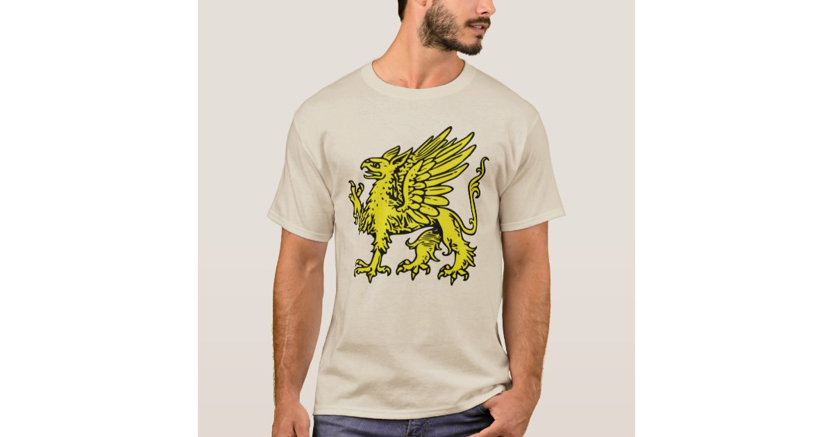 Medieval Gryphon Heraldry tshirt | Zazzle