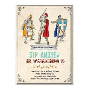 Medieval Birthday Invitations | Zazzle