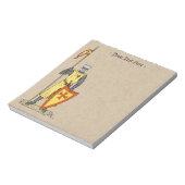 Medieval Knight Early 13th Century Notepad | Zazzle