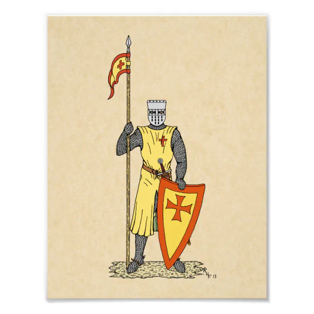 Medieval Knight Early 13th Century Photo Print | Zazzle