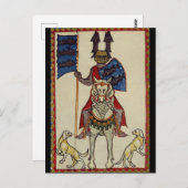 Medieval Knight Facing Forward Postcard | Zazzle