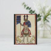 Medieval Knight Facing Forward Postcard | Zazzle