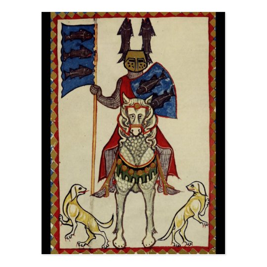 Medieval Knight Facing Forward Postcard | Zazzle.com