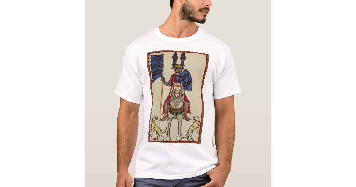 Medieval Knight Facing Forward T-Shirt | Zazzle