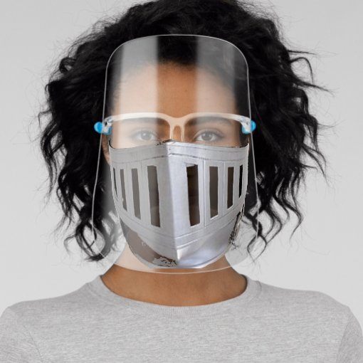 Medieval Knight Helmet Face Plate Face Shield | Zazzle
