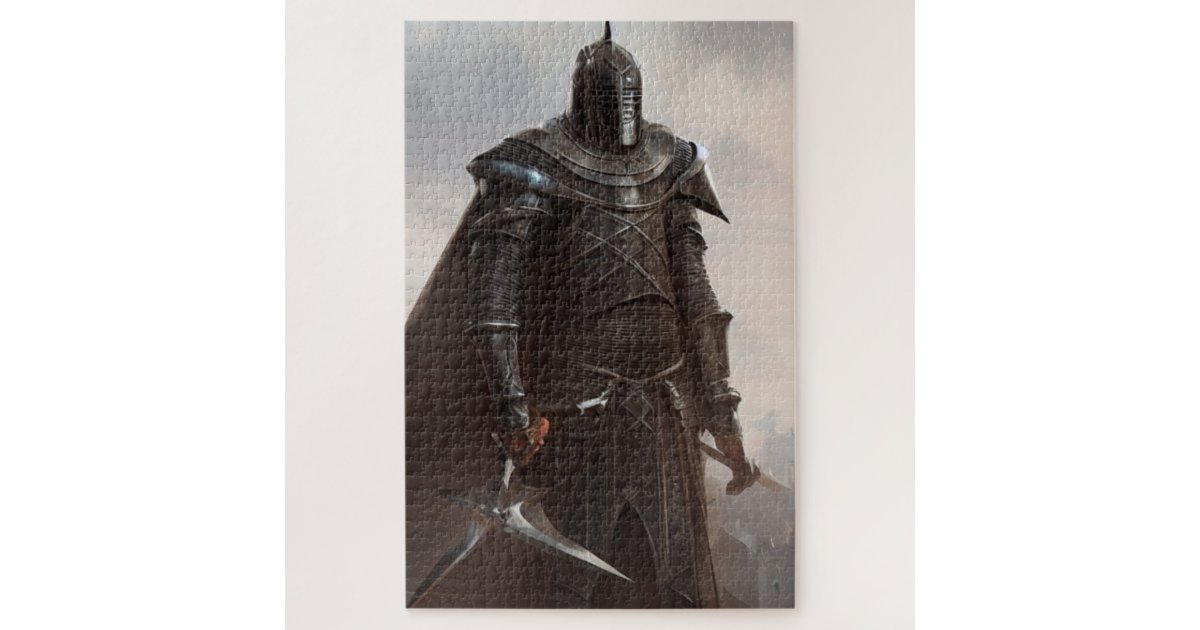 Medieval Knight Jigsaw Puzzle | Zazzle