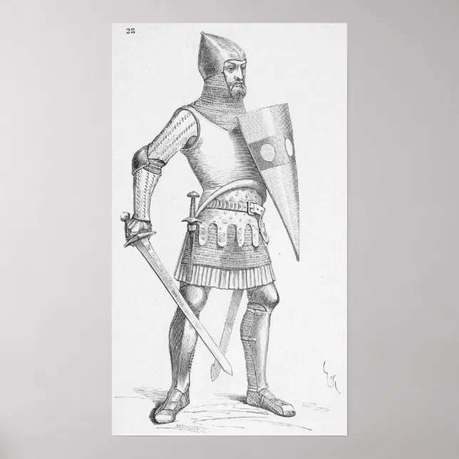 Medieval Knight Poster | Zazzle