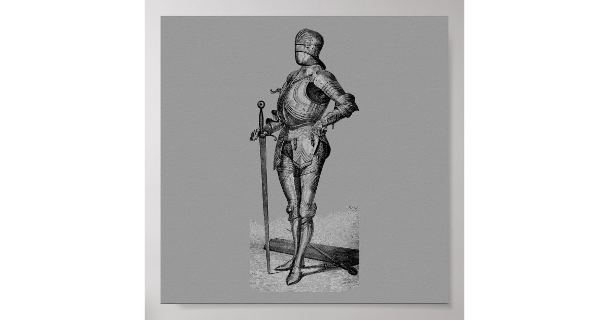 Medieval Knight Poster | Zazzle