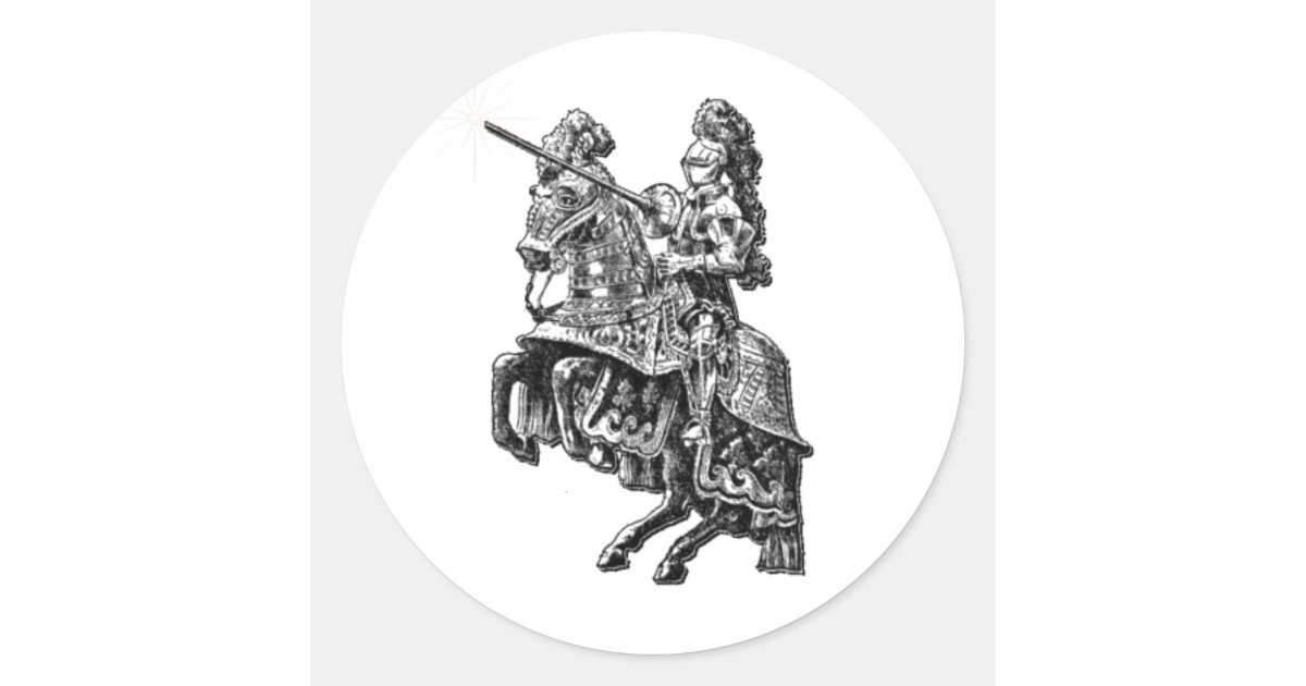 Medieval Knights Stickers | Zazzle