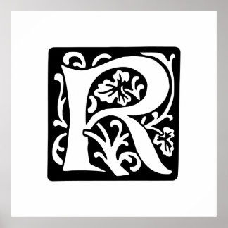 Letter R Posters | Zazzle