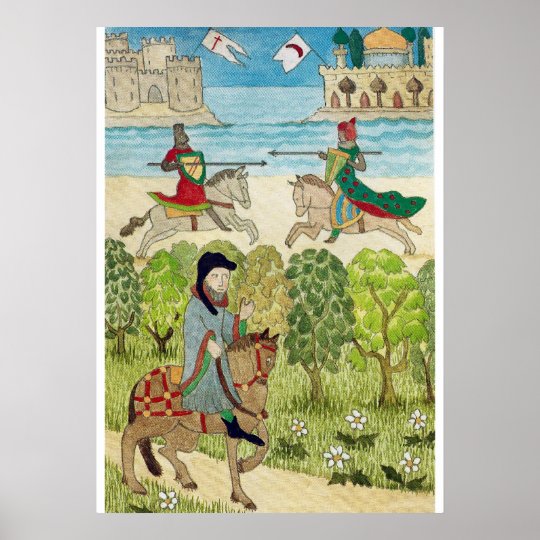 Medieval Life in England - Canterbury pilgrims Poster | Zazzle.com
