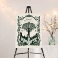 Medieval Middle Ageengraving Wedding Welcome Sign | Zazzle