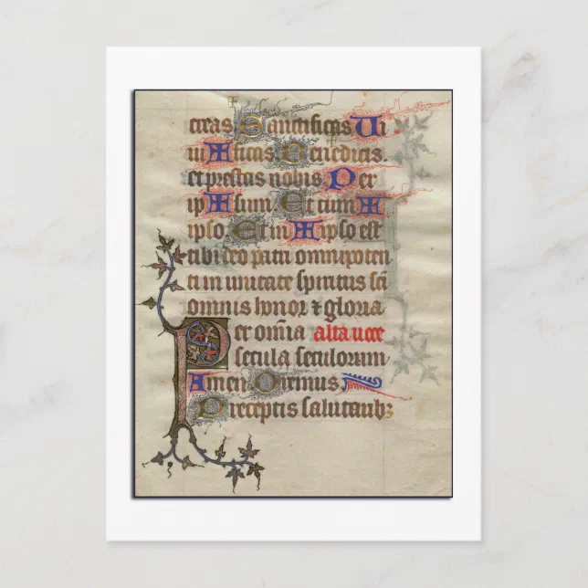 Medieval Parchment Postcard | Zazzle