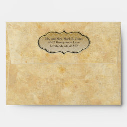 Medieval Renaissance Faux Parchment Wedding Envelope | Zazzle