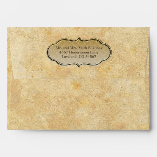 Medieval Renaissance Faux Parchment Wedding Envelope | Zazzle.com