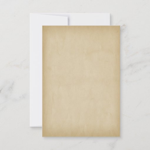 Medieval Renaissance Faux Parchment Wedding RSVP Card | Zazzle