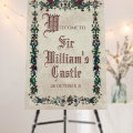 Medieval Renaissance Foam Board Welcome Sign | Zazzle